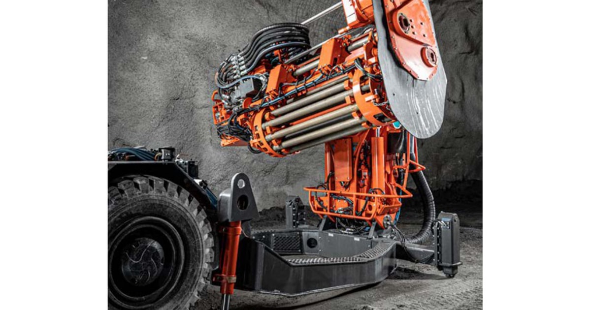 Long boom support for Sandvik DL421 and DL422i