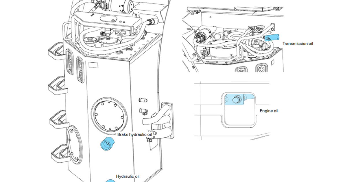 Quick oil filling system for trucks