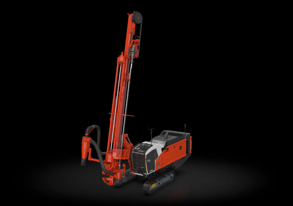 Sandvik DI650i 360 rotation